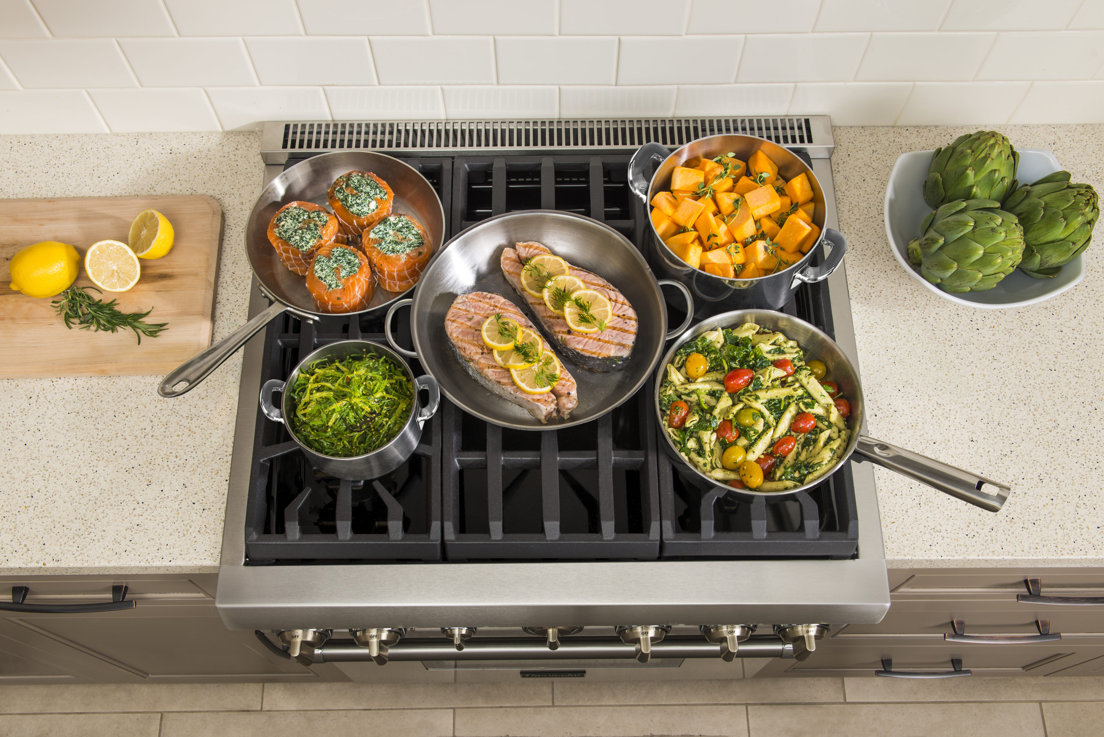 Thermador Introduces Five Burner Pro Harmony® Range and 30” Five Burner ...