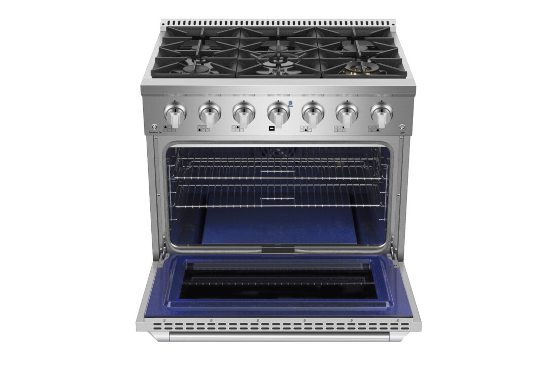 EMPAVA debuts 36-inch Pro-Style Slide-In Single Oven Gas Range | KBIS