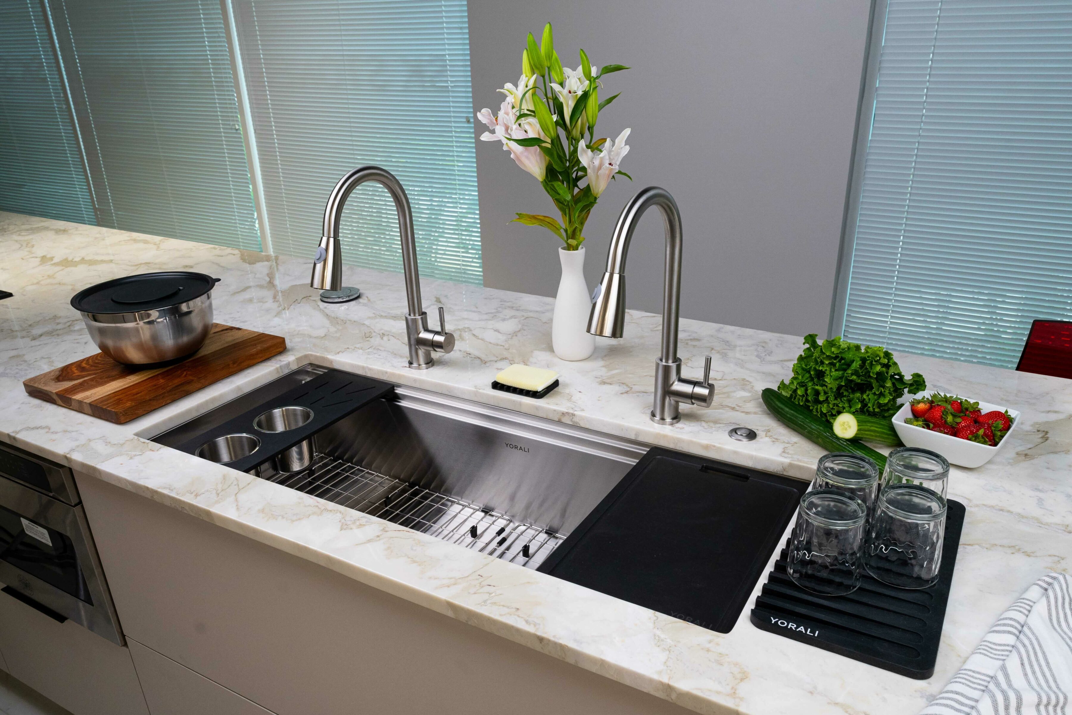 Introducing Ultra-Modern Kitchen Workstation Sink | KBIS